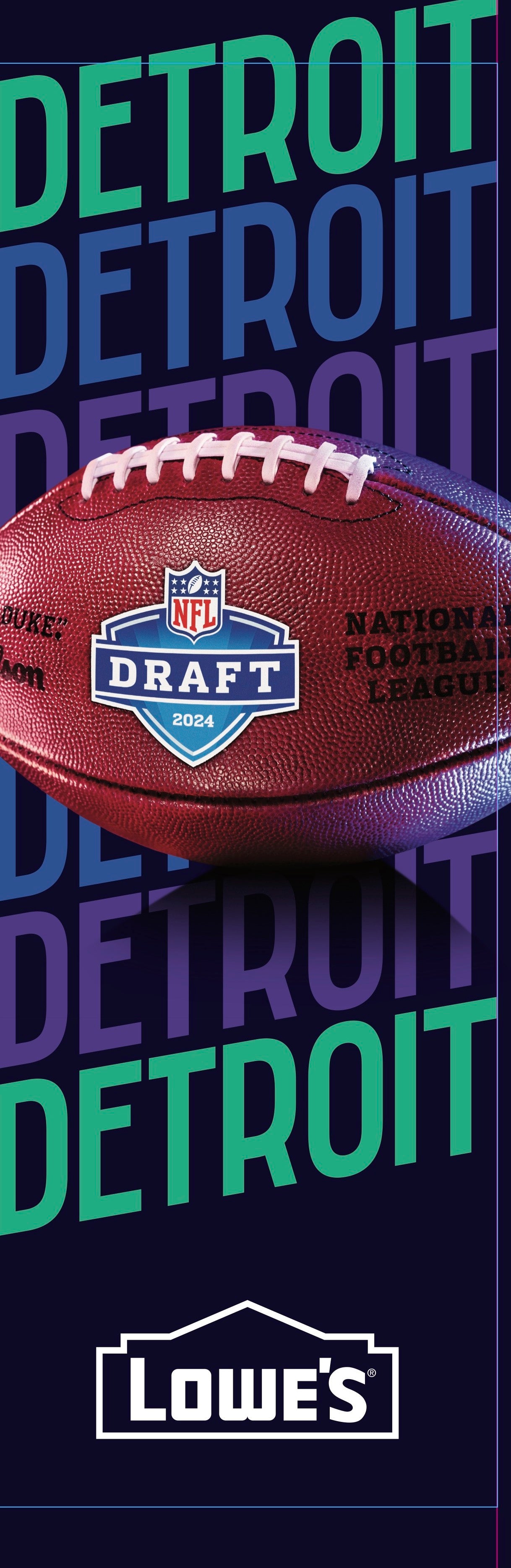 [Small Banner] Lowe's: Detroit 6x (Front/Back) – Detroit Sports Commission